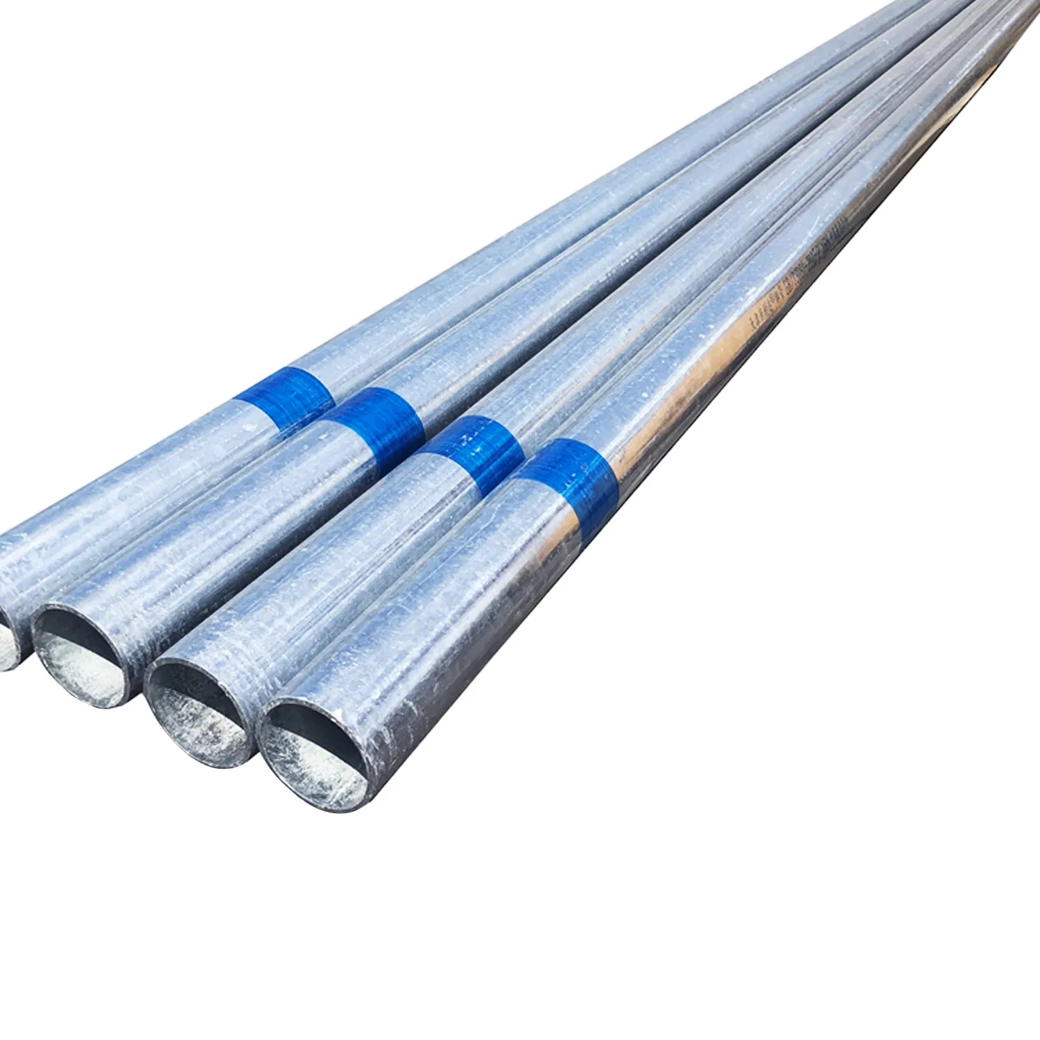 Warm Dip Galvanized Round Steel Iron GI Pipe Rate 20 Feet Jiangsu