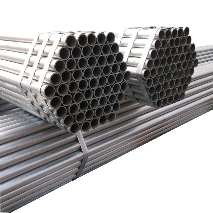 GI Pipe Steel Pre Galvanized Tube Hot Dip Galvanized Round Steel ...