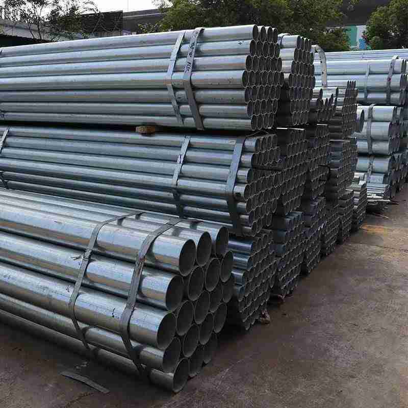 Factory Sales Hot-dip Galvanized Steel Pipeline Q235B Utilized ...