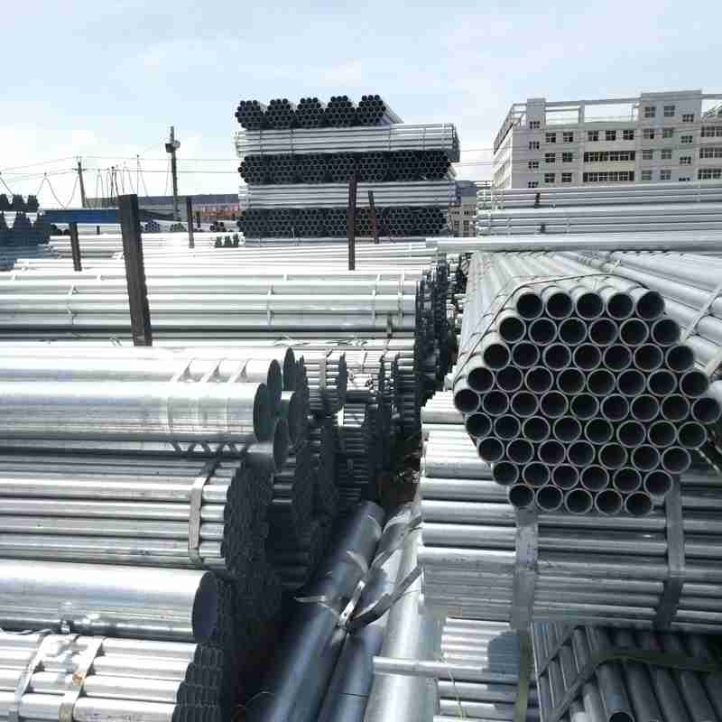 Hot Dip Galvanized Round Steel Pipeline GI Pipeline Pre ASTM Pre ...