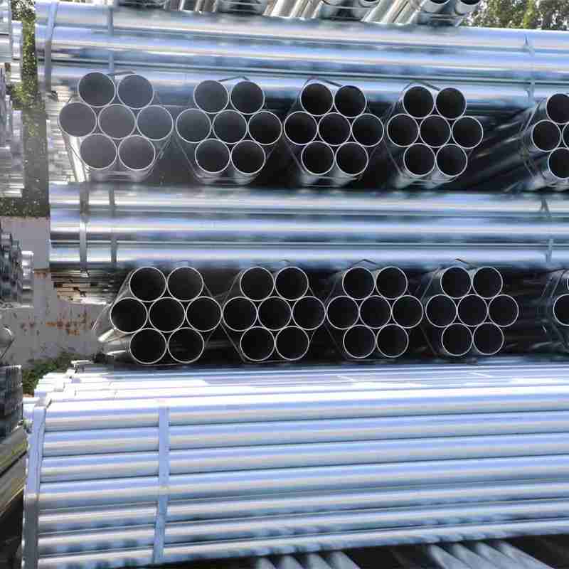 BS1387 ERW Hot Dipped Galvanized Steel Pipelines with Coupling ...
